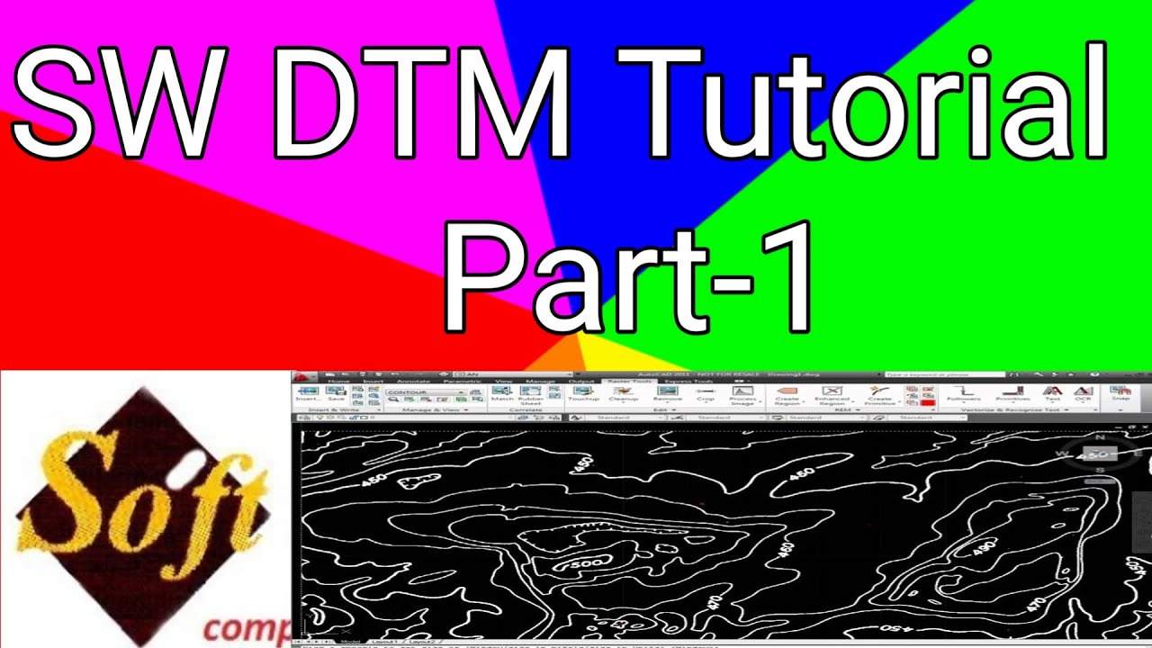 How to import points from Excl to Auto Cad With Sw Dtm. Plotting ...