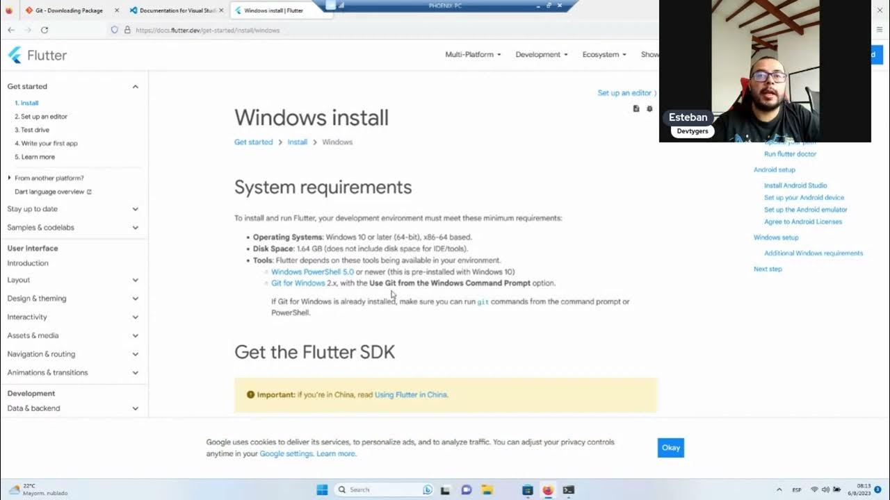 02_Cómo installar flutter en windows - YouTube