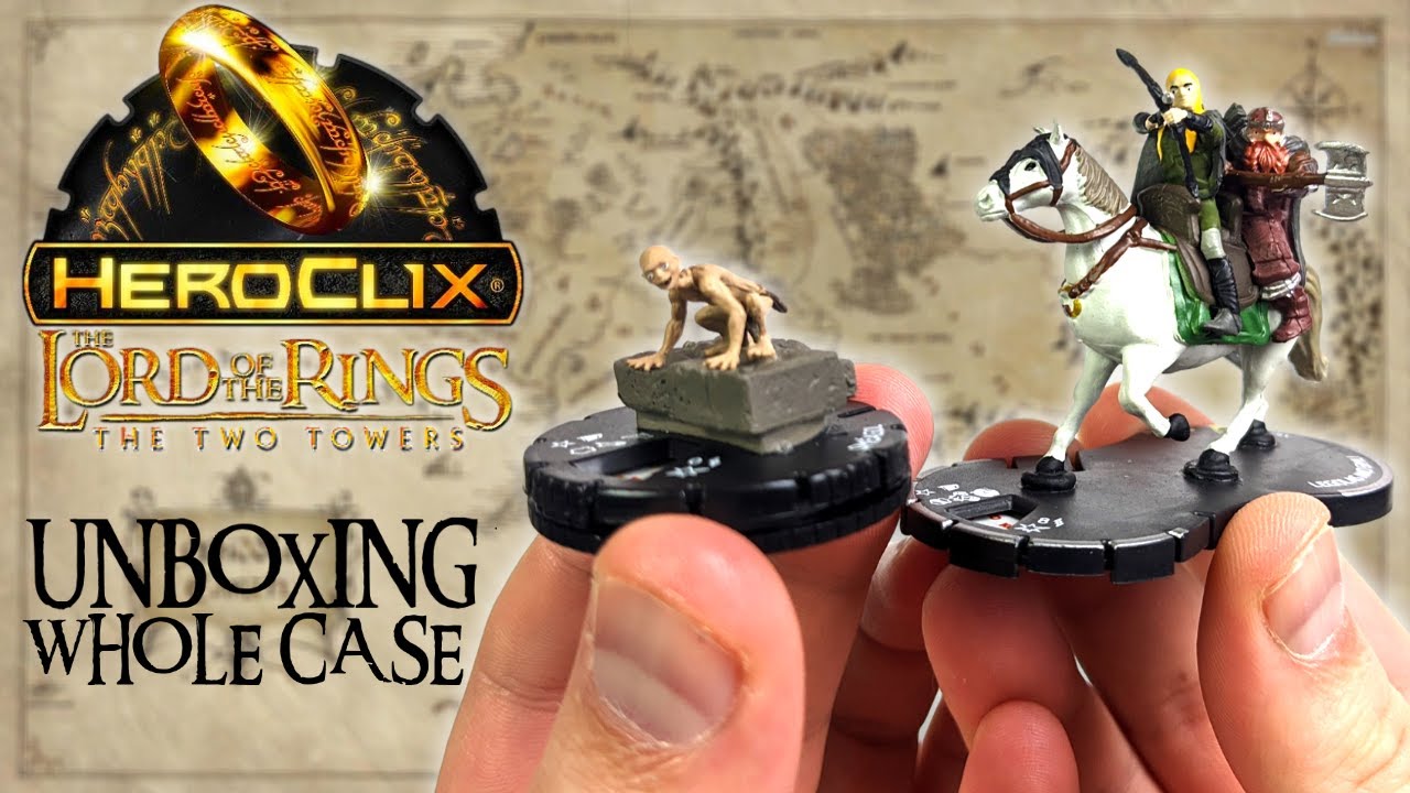 Opening a Case of 30 HeroClix - The Lord of the Rings: The Two Towers ...