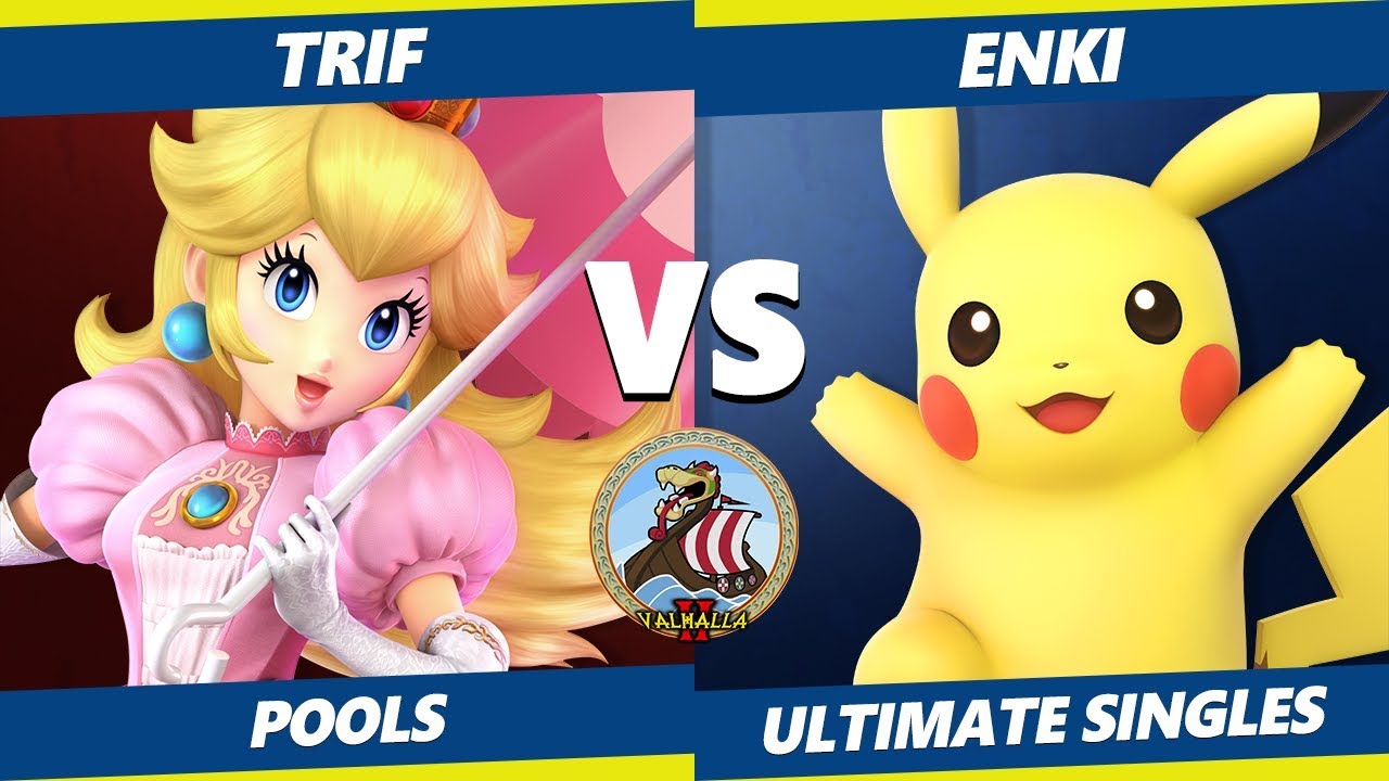 Smash Ultimate Tournament - Trif (Peach) Vs. Enki (Pikachu) Valhalla II ...