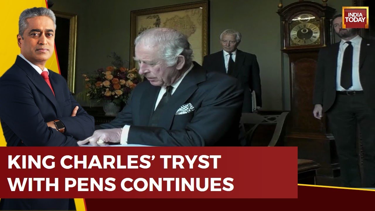 Watch The Moment When King Charles III Loses His Temper Over Leaky Pen ...
