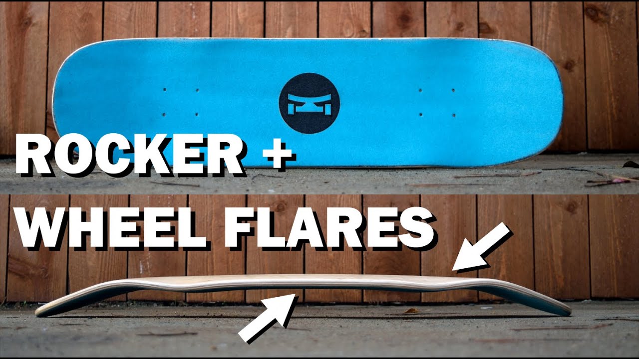Skateboard with Rocker and Wheel Flares - How it's Made and How it ...