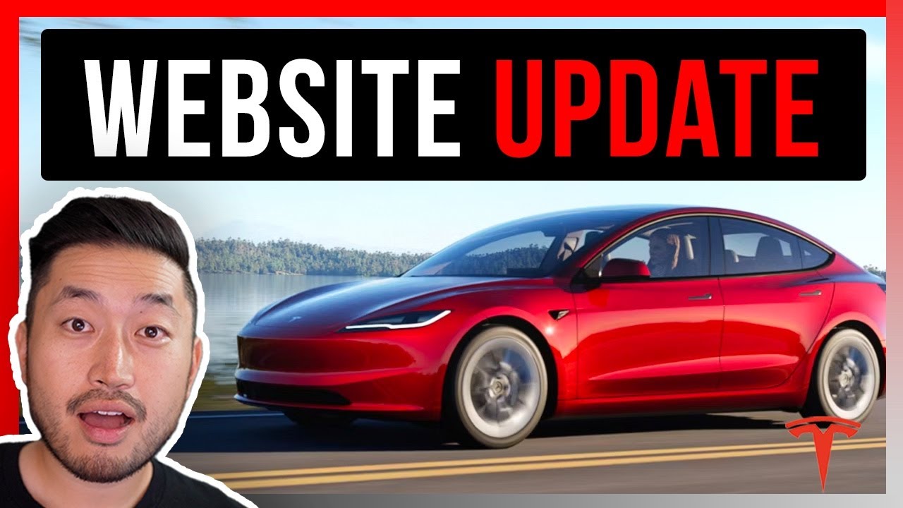 Tesla Updates Website - YouTube