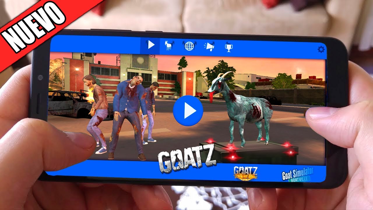ASI ES GOAT SIMULATOR GOATZ EN ANDROID! - YouTube