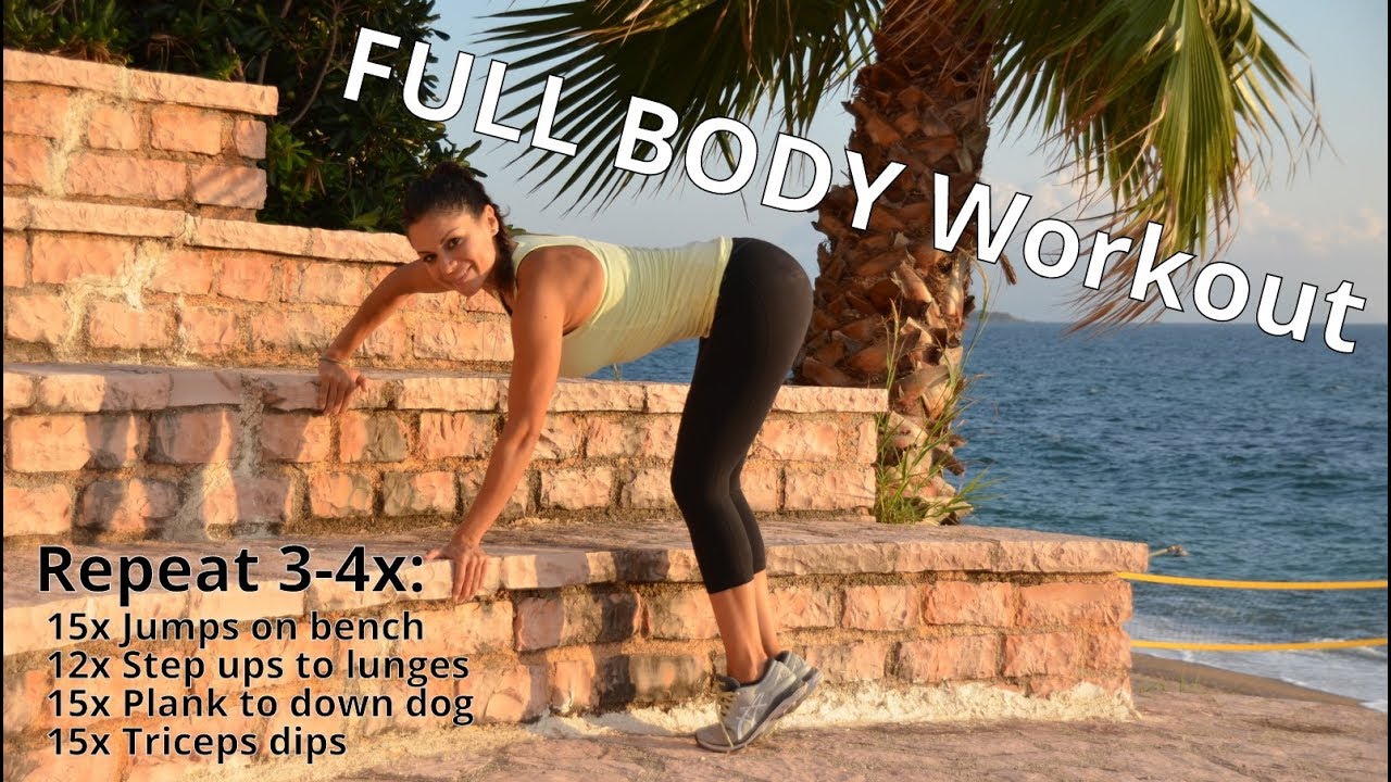 FULL BODY Workout - Intermediate 01 - Κυκλική προπόνηση για όλο το σώμα ...