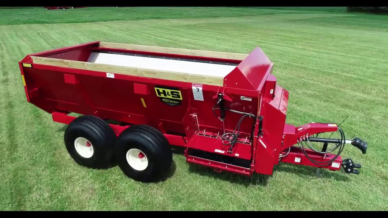 H&S Manufacturing Company Manure Spreaders - YouTube