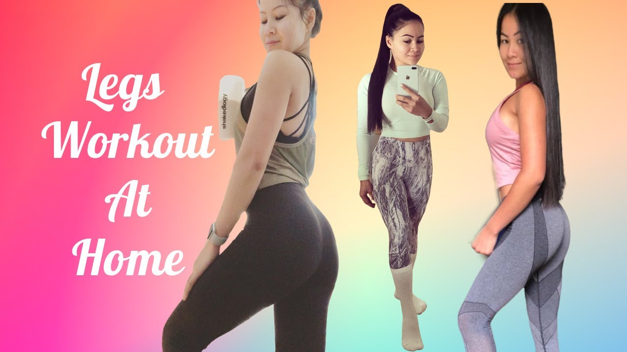Legs Workout At Home: FILIPINA AMERICAN LIFE IN USA - YouTube