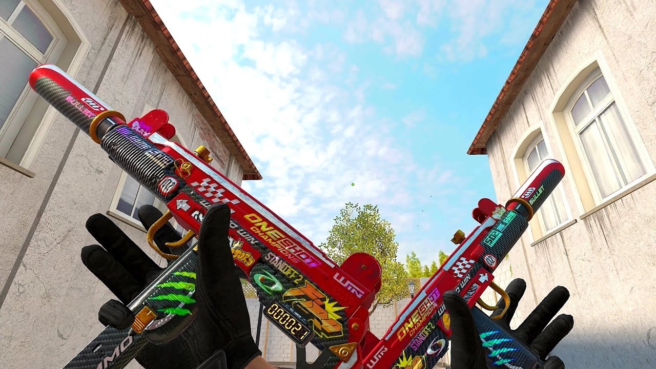 NOVA Akimbo Uzi Overdrive Red Primeira PARTIDA COM ELA no Standoff 2 - YouTube