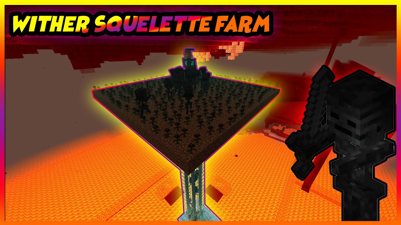 [TUTO] FARM WITHER SQUELETTE (automatique) - MINECRAFT 1.17 - YouTube