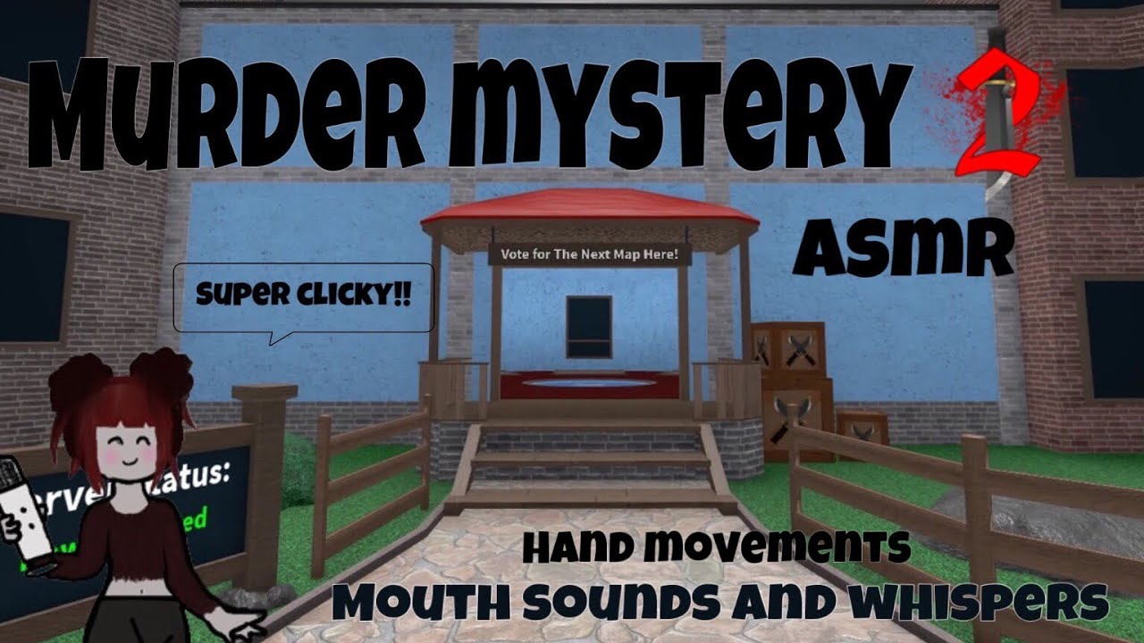 | Roblox ASMR | playing mm2 : mouth sounds and whispers 🍓 - YouTube