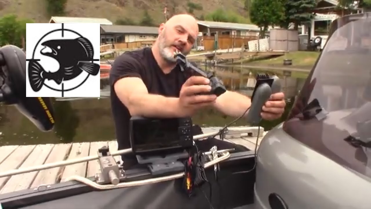 Portable Fish Finder Transducer Mount Assembly - YouTube
