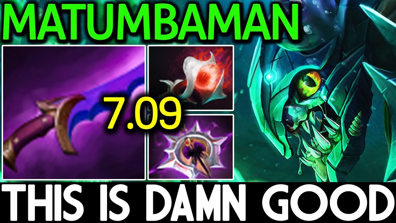 MATUMBAMAN Dota 2 [Slark] This is Damn Good Build 7.09 - YouTube
