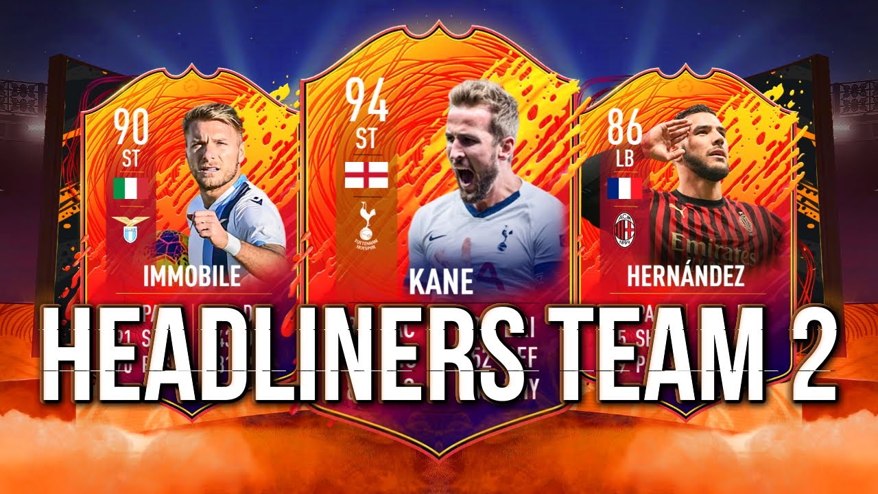 HEADLINERS TEAM 2 PREDICTIONS FIFA 20 FT. KANE !! - YouTube