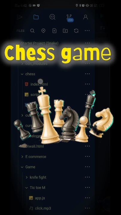 Chess ♟️ Game 🙀 #HTML, #CSS & #js #chess #shorts - YouTube