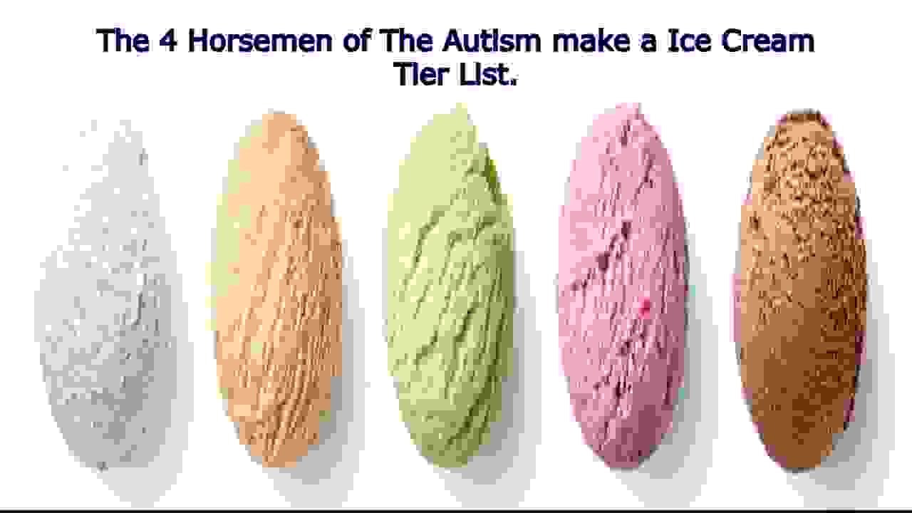 The 4 Horsemen of The Autism Make An Ice Cream Tier List - YouTube