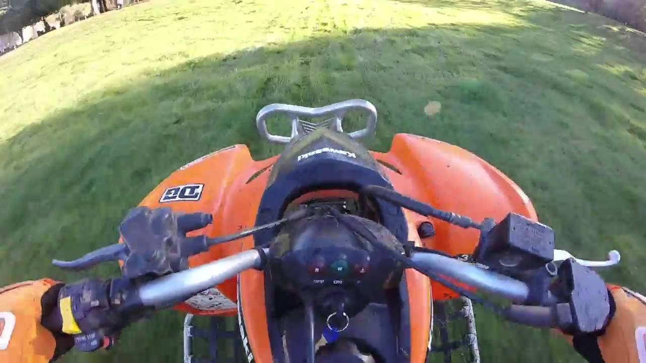 ATV barrel racing at Winter creek ranch - YouTube