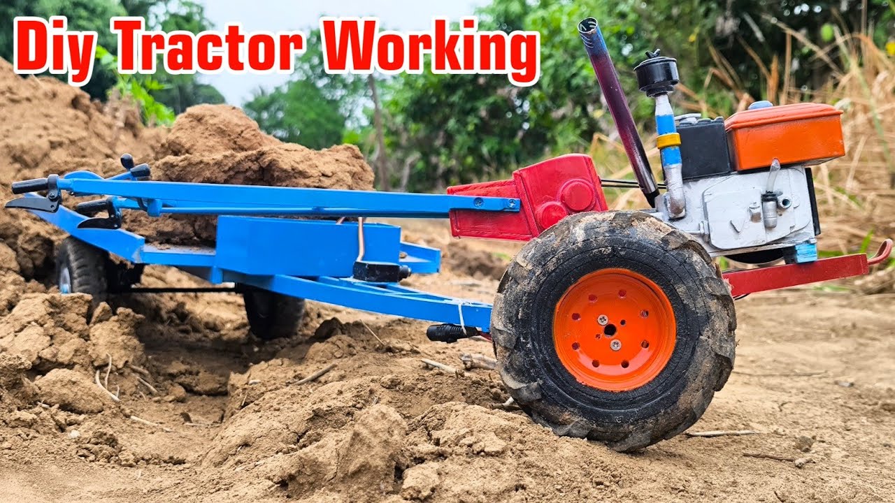 Diy Tractor Transport The Clay At Farm, |RC DIY Tractor| - YouTube