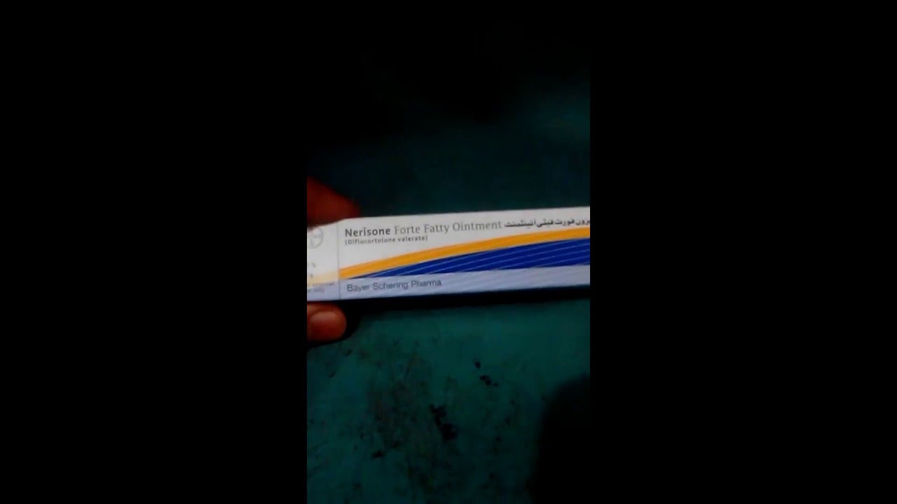 BAYER NERISONE FORTE FATTY OINTMENT - YouTube