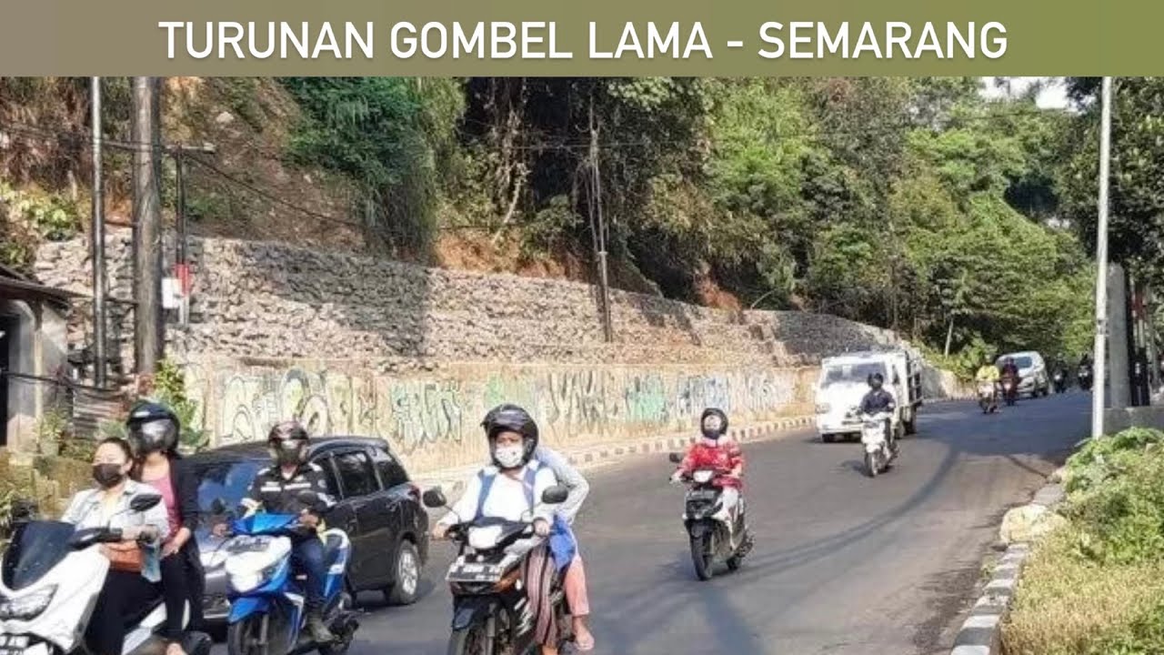 TURUNAN TAJAM JALAN GOMBEL LAMA SEMARANG - YouTube