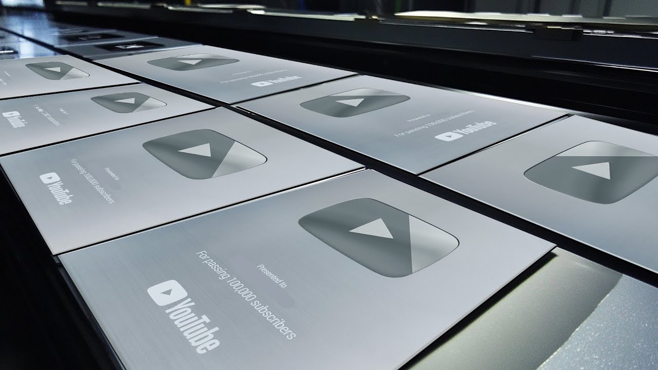 How the YouTube Silver Play Button is Crafted: Behind the Scenes ...