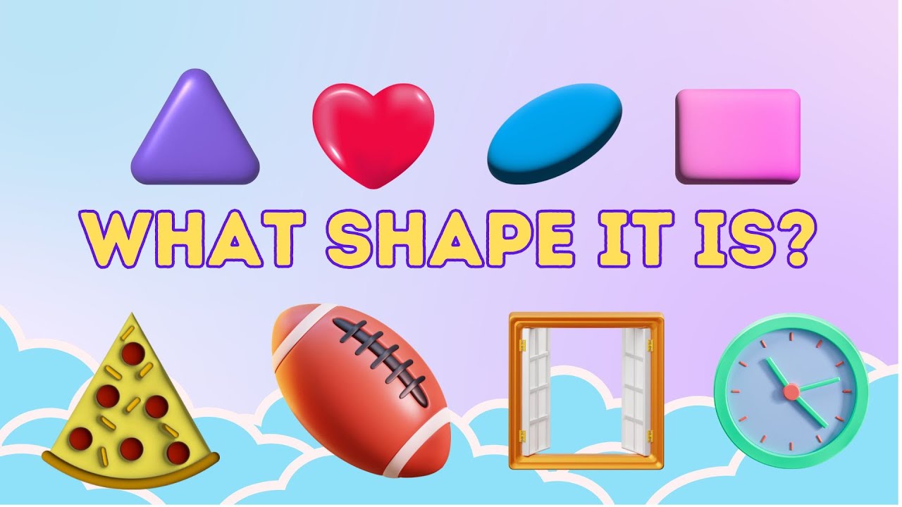 Shape Questions | What shape it is? | Learn English for Kids | Bumble ...