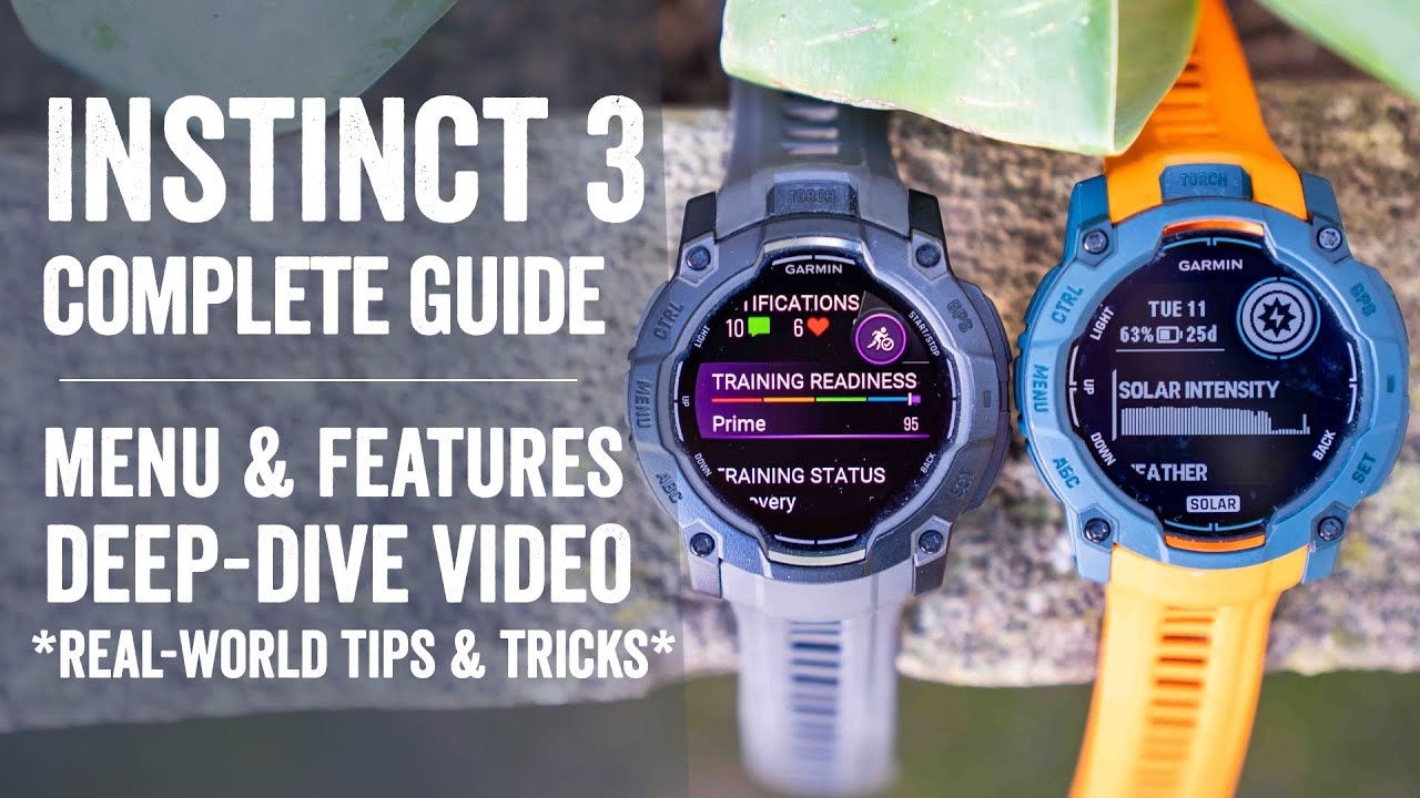Garmin Instinct 3: The Complete Guide (Every Feature Explainds Hands-On ...