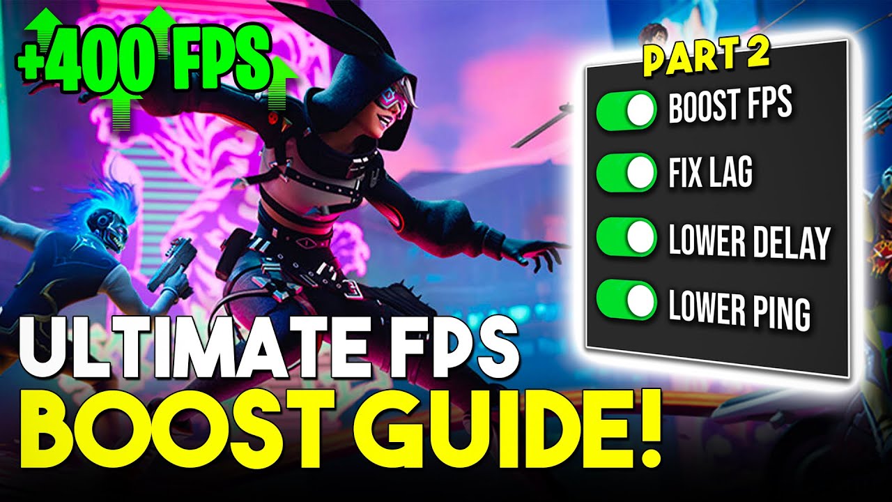 Fix FPS Drops & Boost FPS in Fortnite - Lower Input Delay (Chapter 4 ...