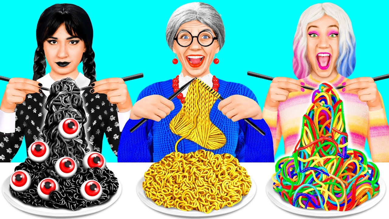 Tantangan Wednesday vs Nenek | Hack dan Gadget Rahasia Mudah oleh ...