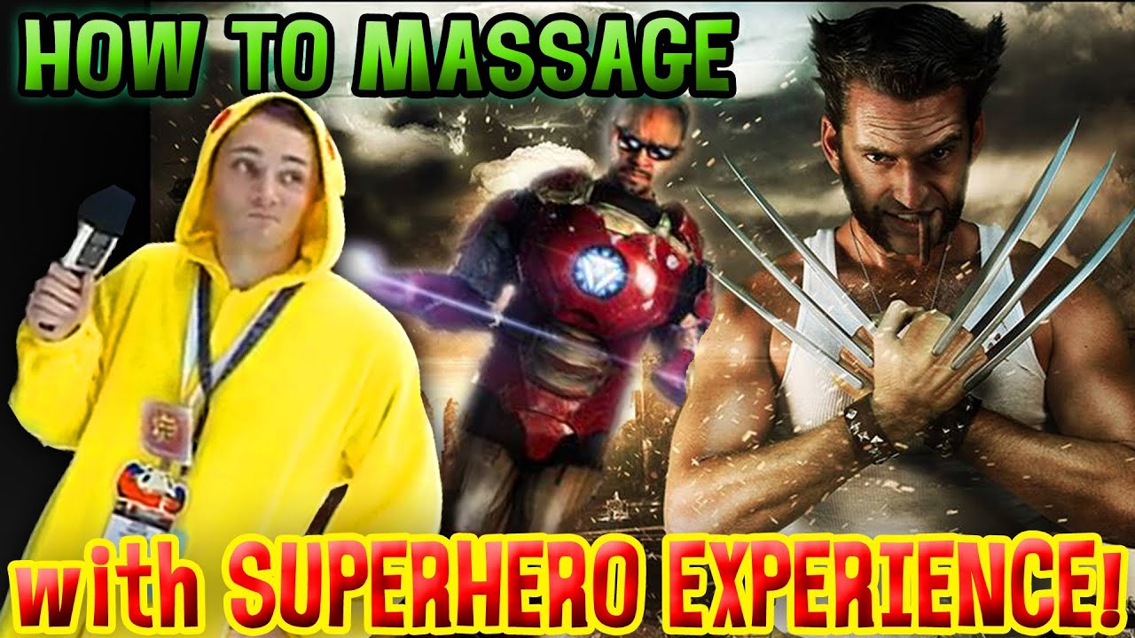 How to Give a Massage with Tony Starch and Logan X (Anime Expo 2013 ...