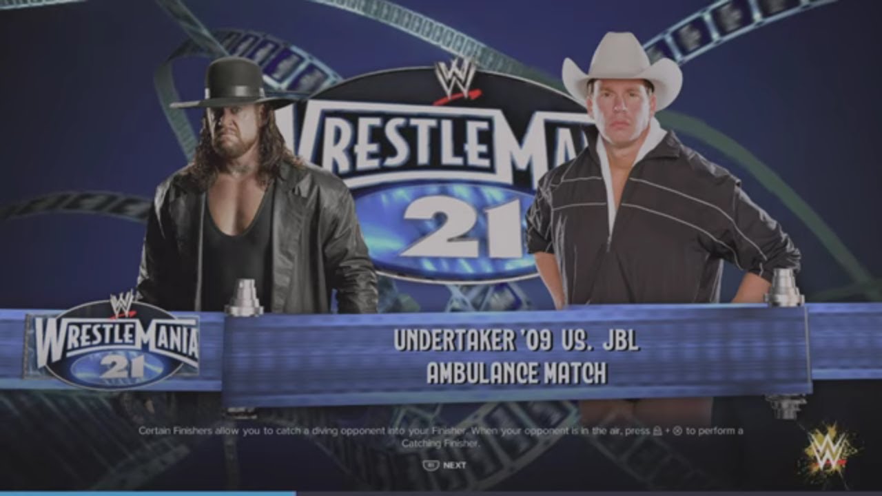 WWE 2K24 Undertaker '05 VS JBL 1 VS 1 Ambulance Match - YouTube