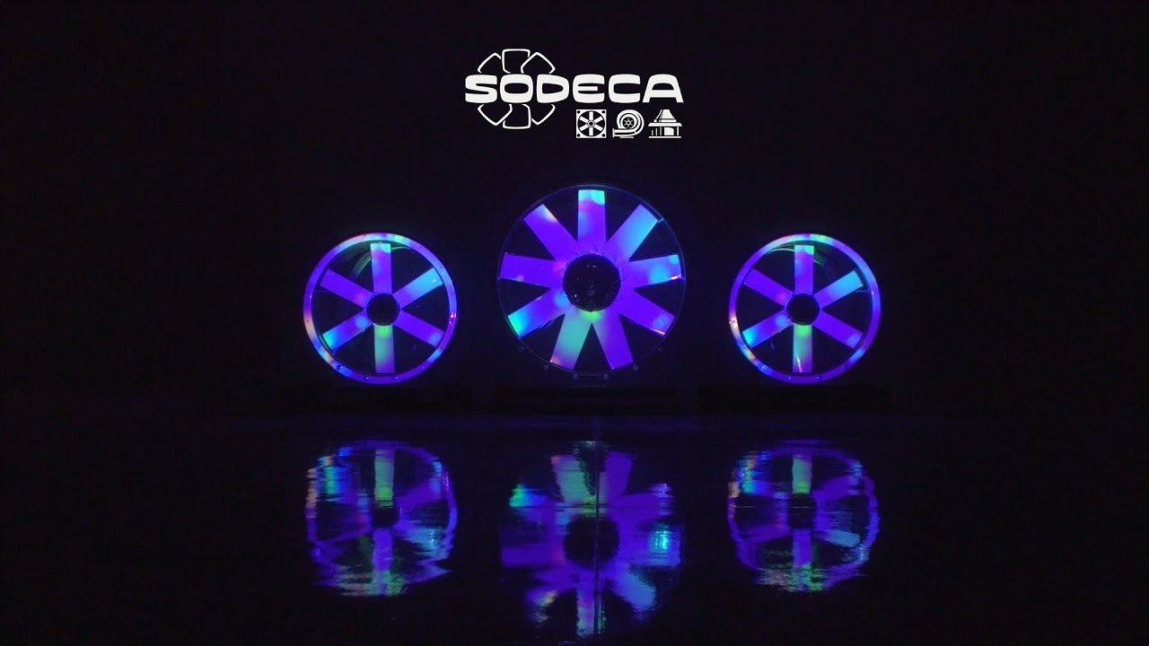 Sodeca fans mapping - YouTube