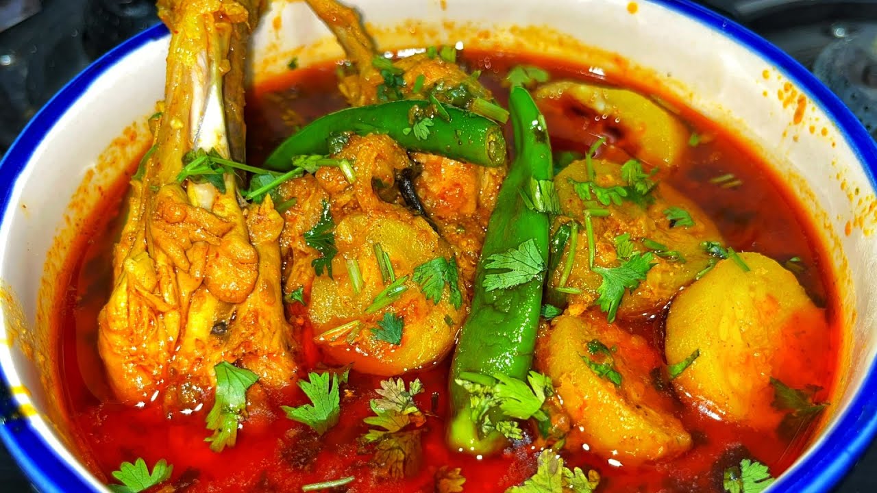 Chicken Ghiya Gosht Tasty And Easy Recipe | Lauki Chicken Ka Salan ...