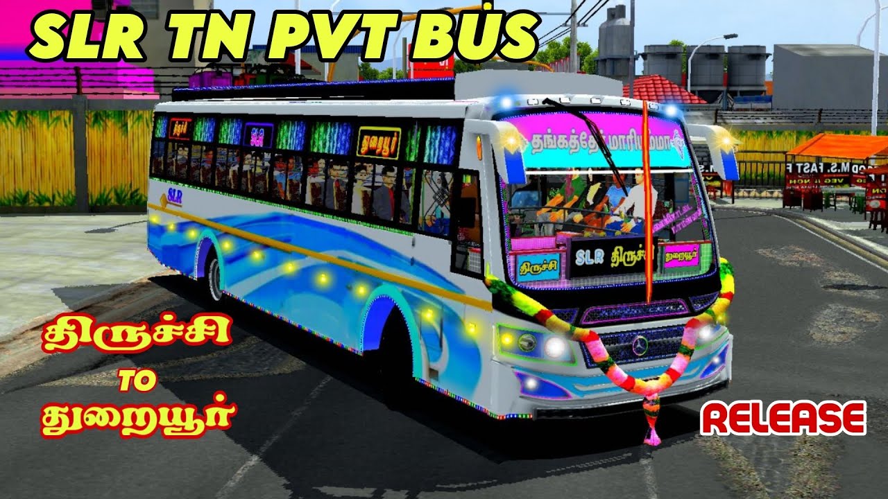 SLR BUS LIVERY RELEASE #bussimulatorindonesia - YouTube