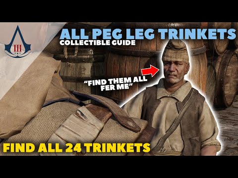 Assassin's Creed 3 Remastered | All Peg Leg Trinket Locations | Xbox ...