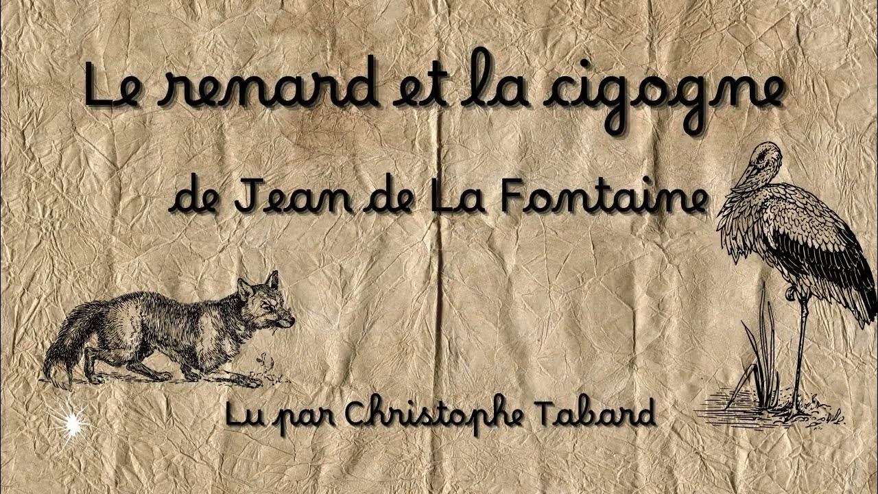 Le renard et la cigogne | Fable de Jean de La Fontaine - YouTube