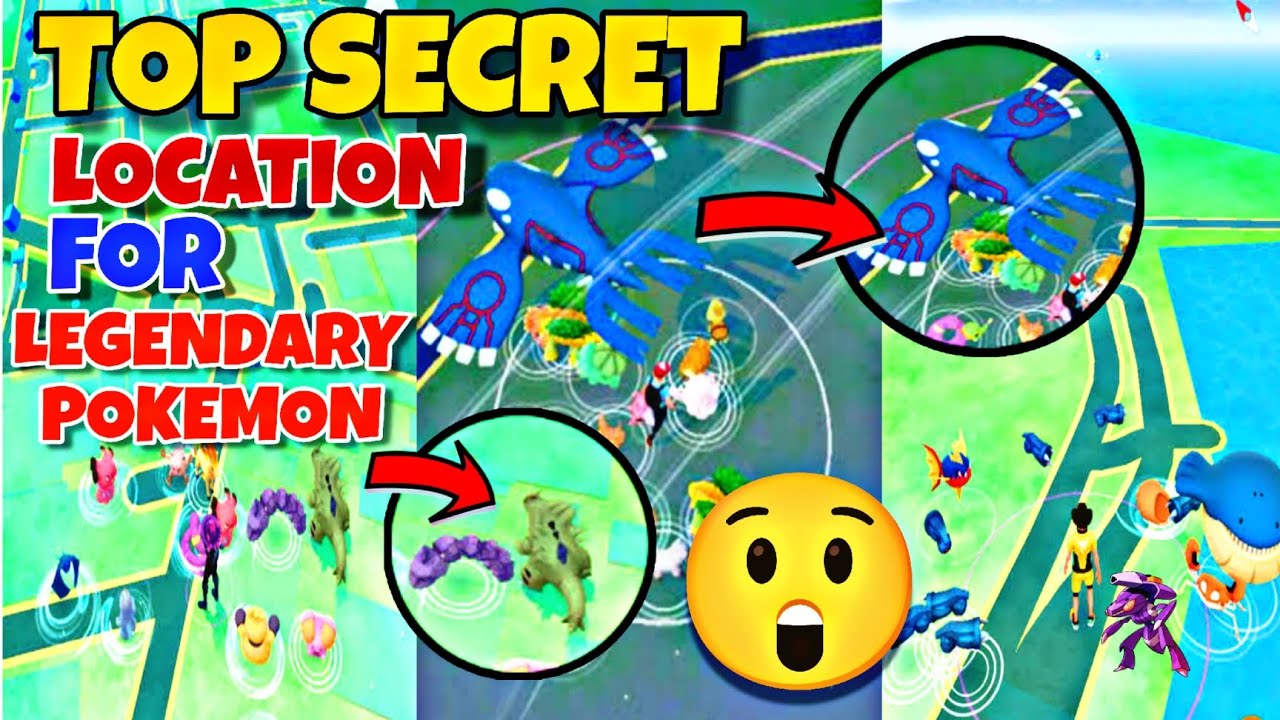 Top Secret Location Of Pokemon Go 🔥 | Unbelievable Rare Pokemon Spawns ...