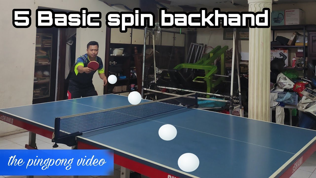 ISTIMEWA!!Spin backhand tenis meja - YouTube