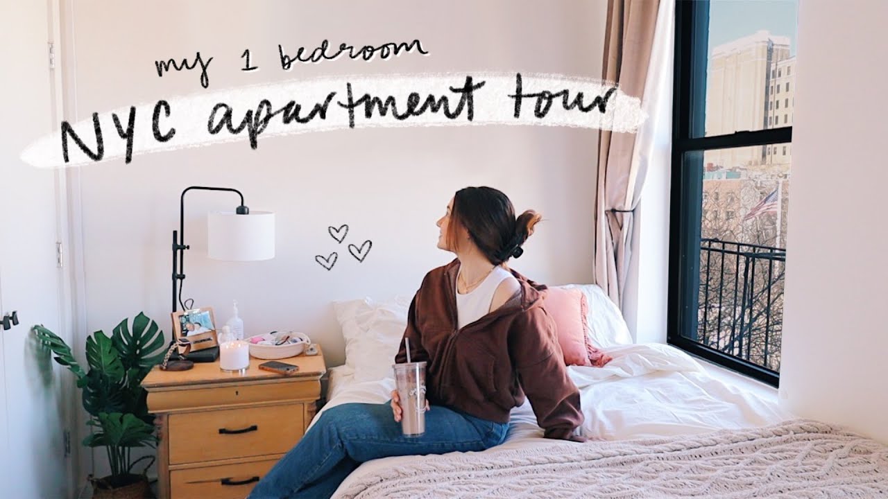 NYC APARTMENT TOUR | Inside my 400 (ish) sq. ft 1 bedroom apartment in ...