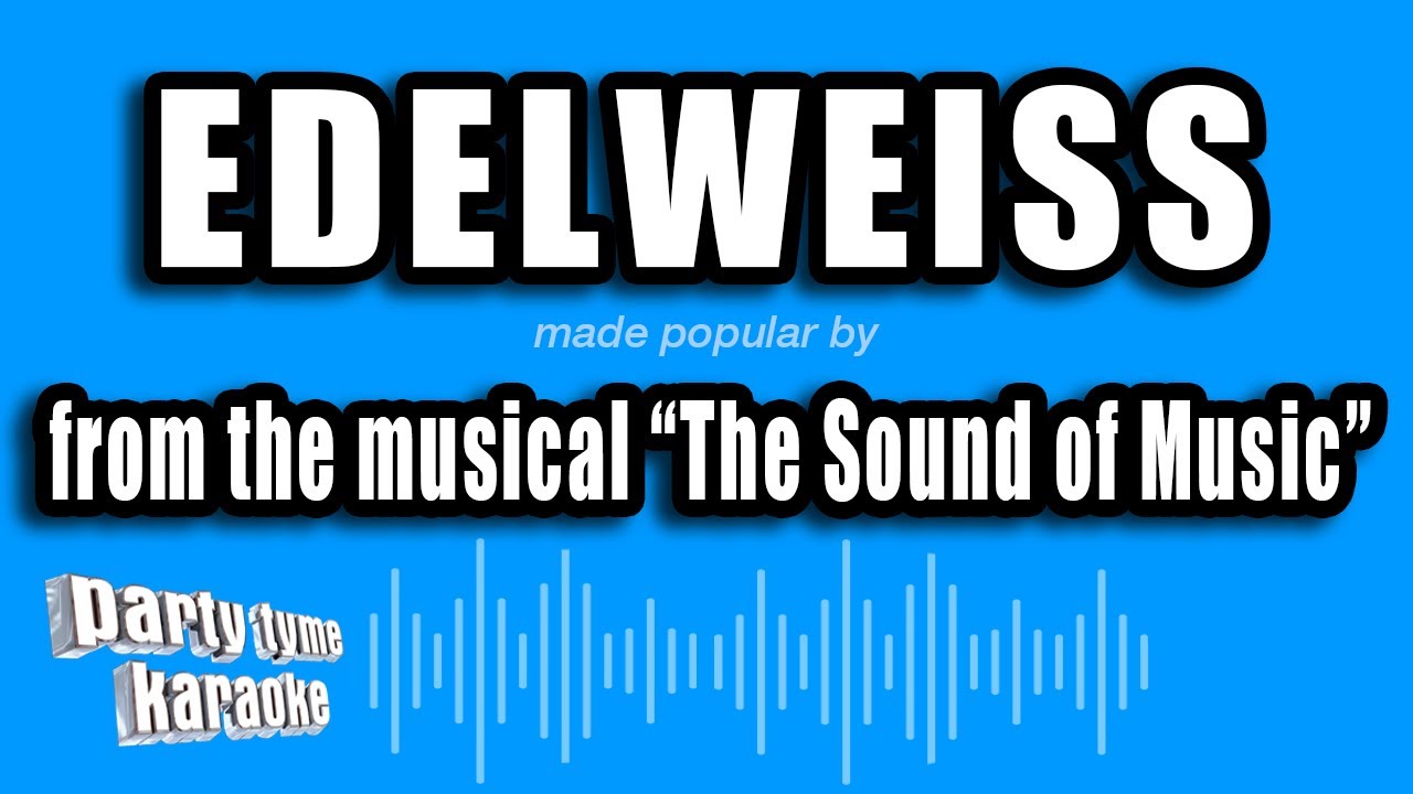 The Sound of Music - Edelweiss (Karaoke Version) - YouTube