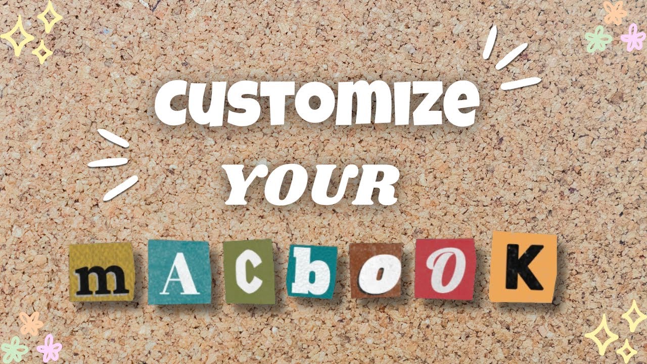 How to Customize Your Macbook! | Cork-Board Wallpaper + Folder Icons - YouTube