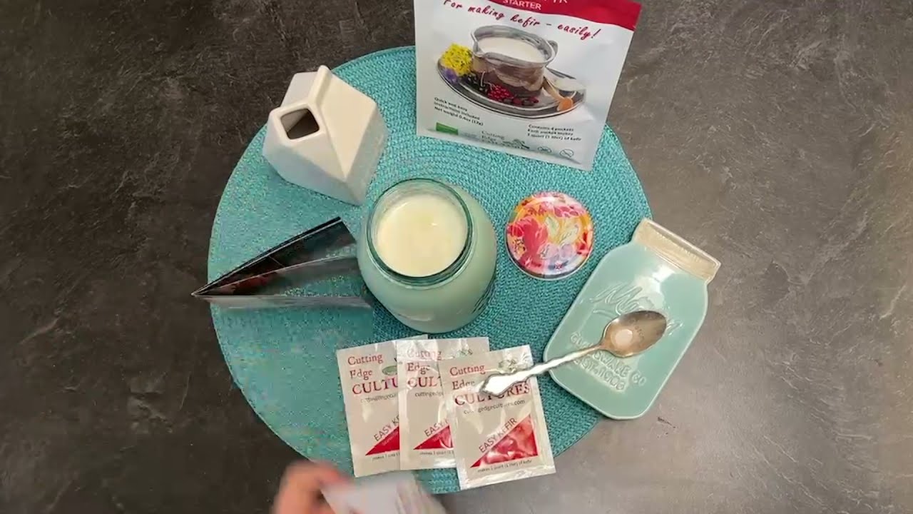 How to Make Kefir with Easy Kefir Powder Packets - YouTube