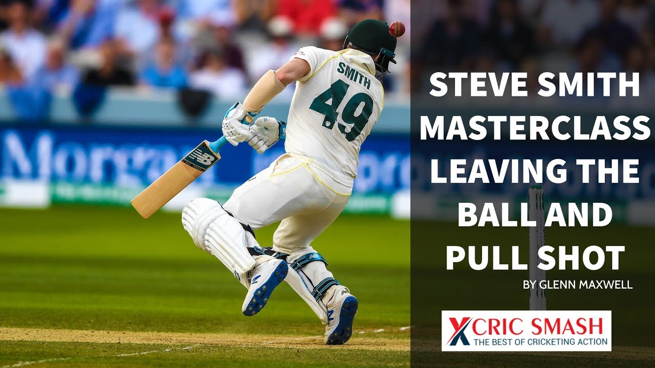 Steve Smith leaving the ball and follow through - YouTube