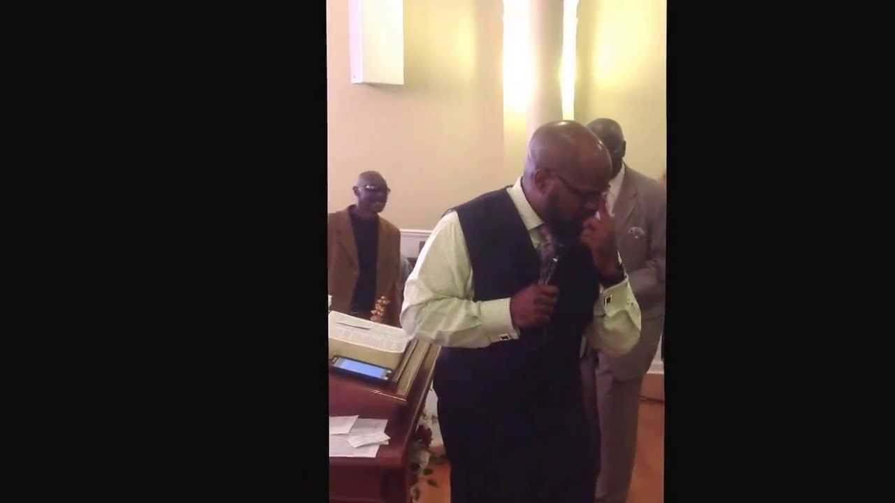 Pastor James Harris, Jr. preaching 03.09.14 at Green Pasture BC in ...