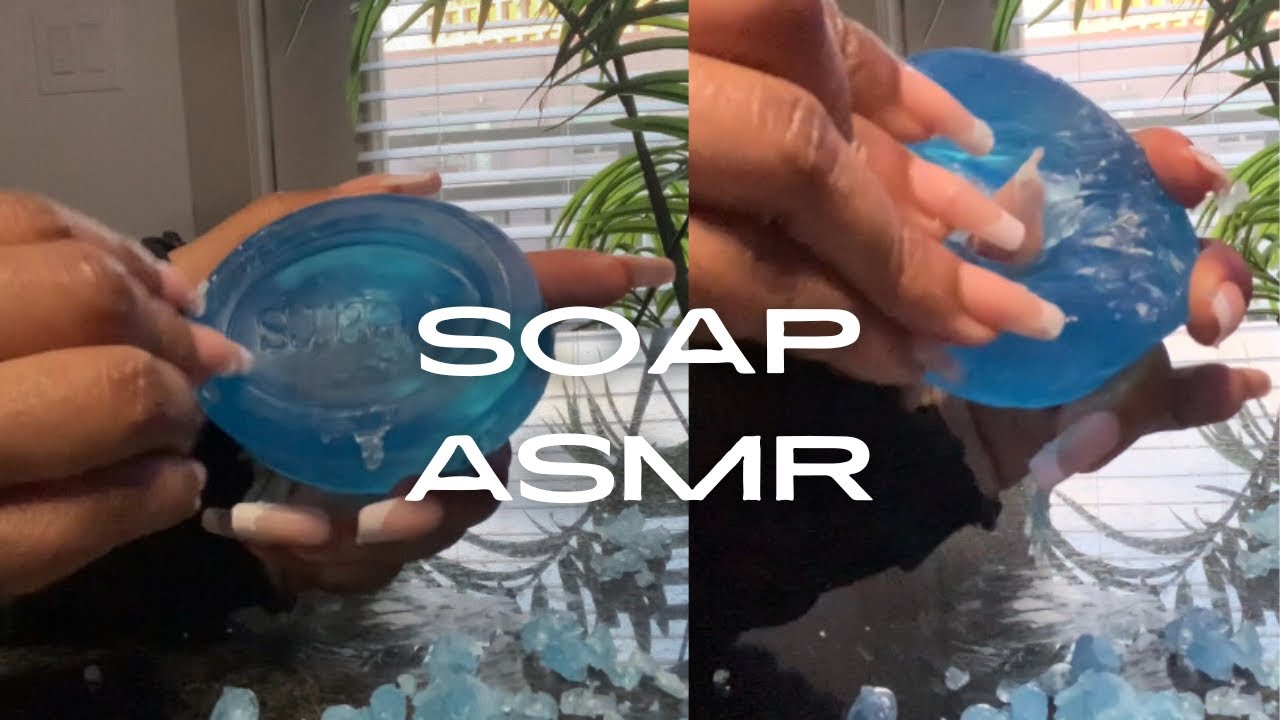 ASMR Scratching and Tapping Soft Soap - YouTube