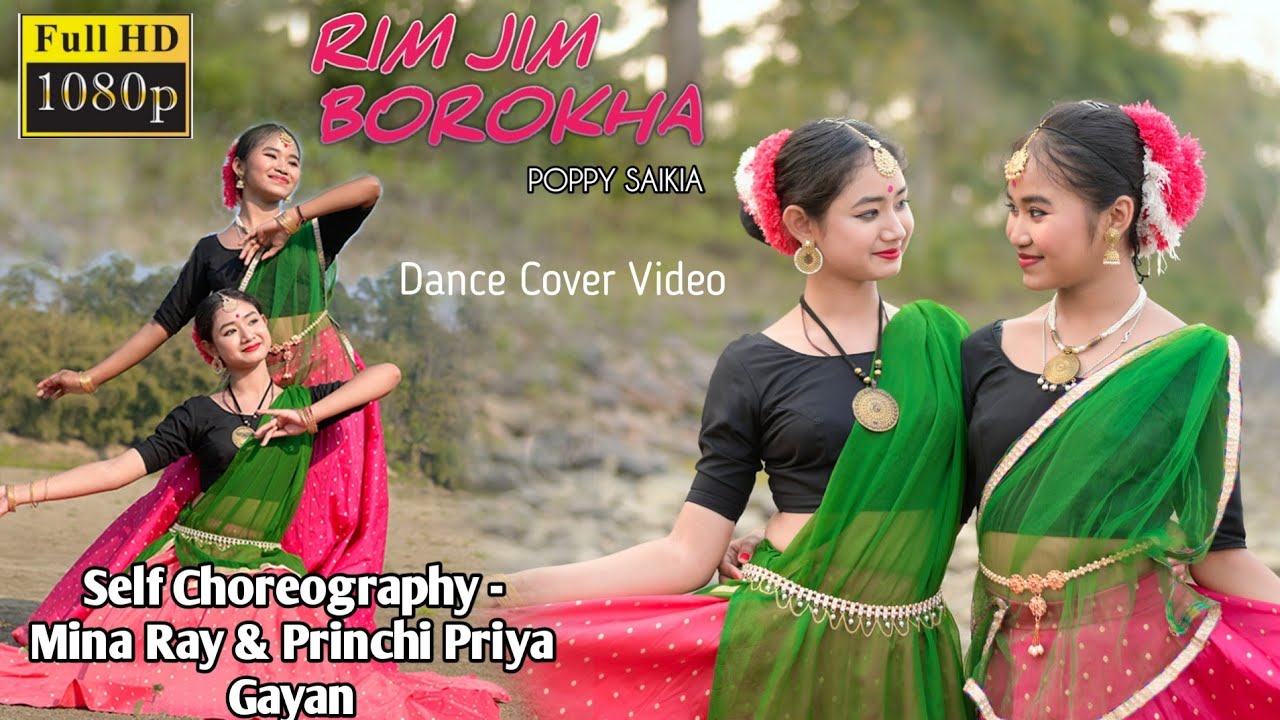 RIM JIM BOROKHA ||POPPY SAIKIA || DANCE COVER || MINA & PRINCHI || ft. JD action - YouTube