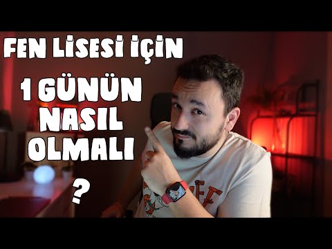 Fen Lisesi İsteyen LGS Öğrencisinin 1 Günü Nasıl Olmalı ?