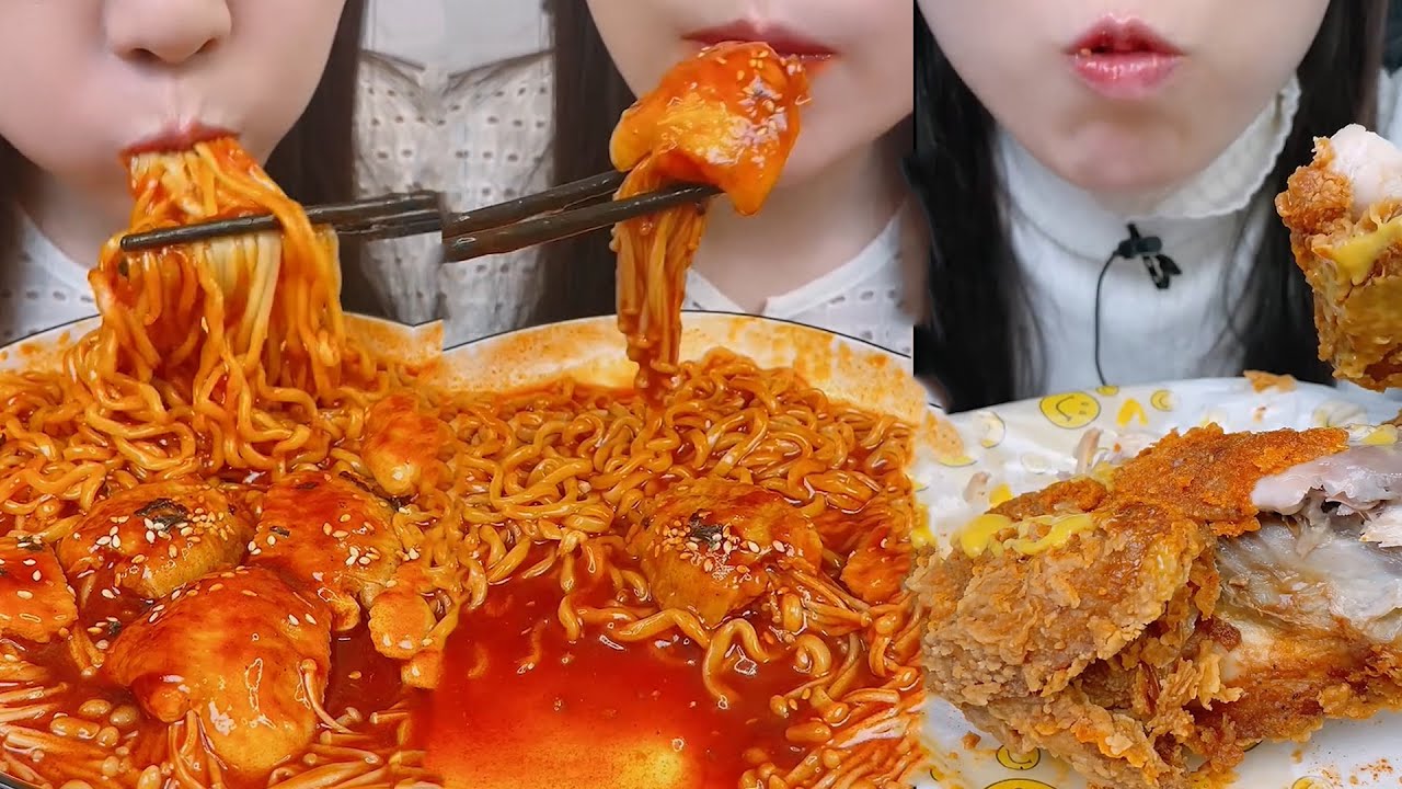 eating asmr mukbangs foods #283 - YouTube