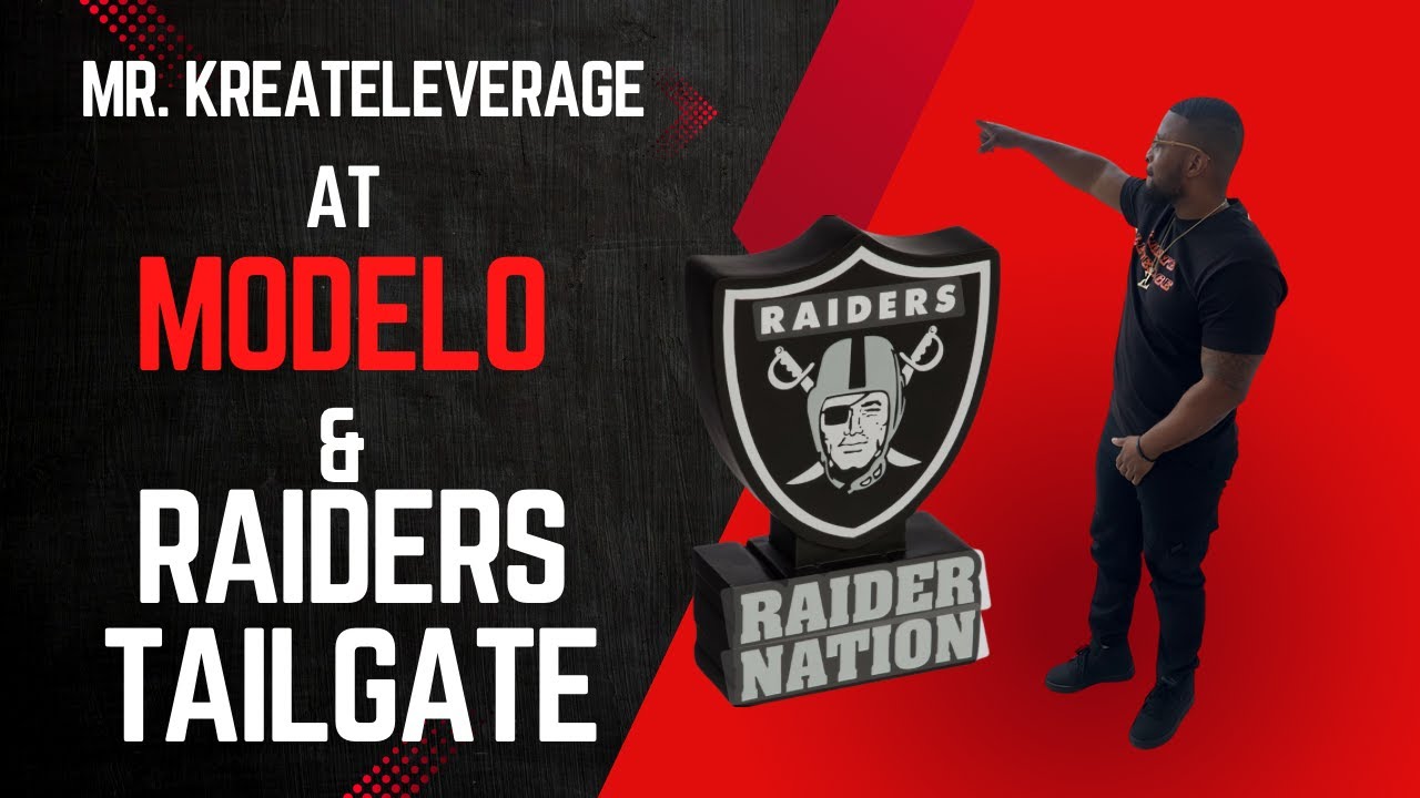 Mr. Kreate Leverage at The Raiders Tailgate Event Sponsored by Modelo ...
