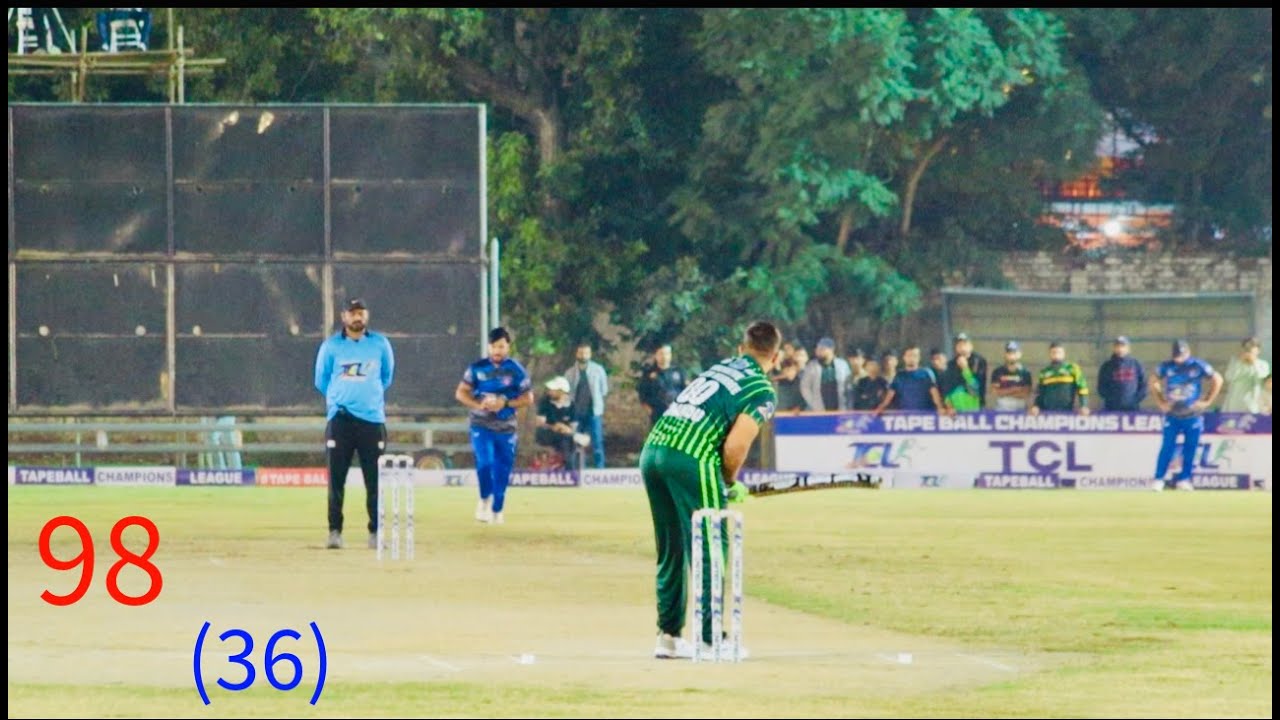USAMA ALI SIALKOT VS DAWOOD PATHAN 98 RUNS NEED 36 BALLS BIGGEST MATCH ...
