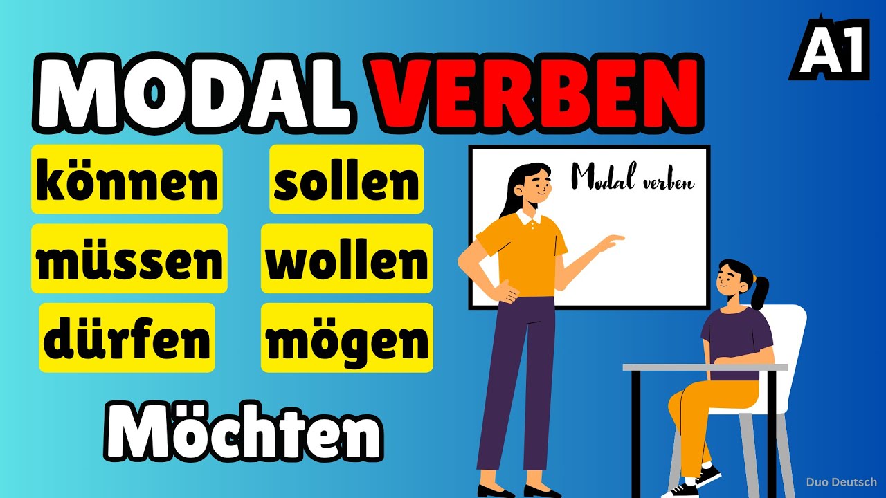 Learn Modal Verben - können, müssen, möchten...(Deutsch A1) - YouTube